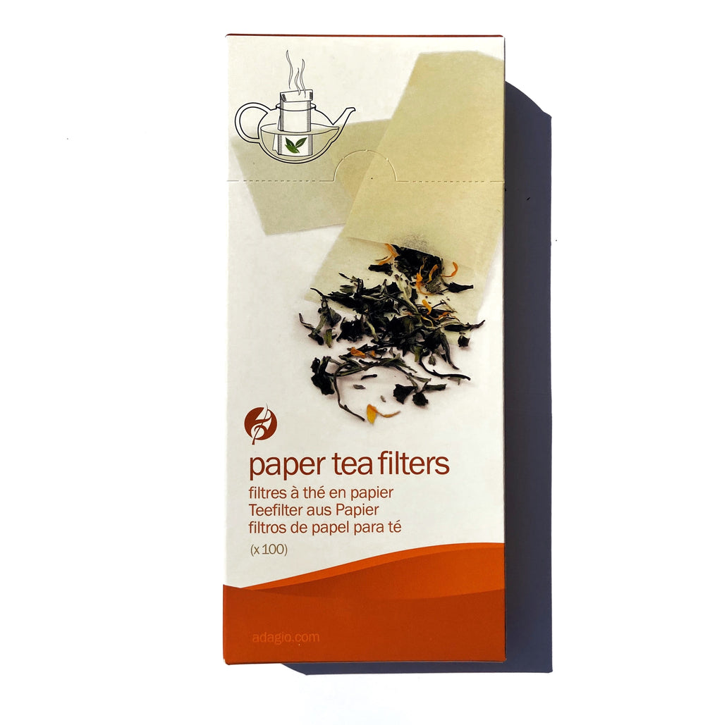 100 Paper Tea Filters – Pureblend Tea